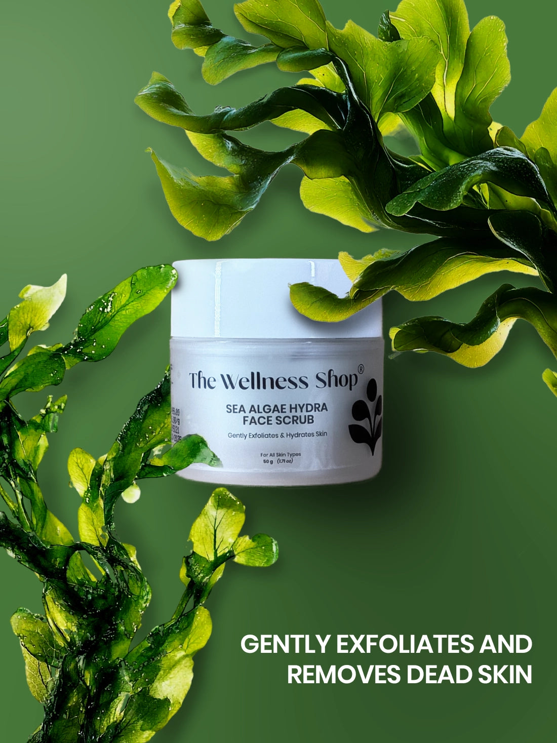 Buy Sea Algae Exfoliating Face Scrub – Brighten & Refine | The Wellness ...