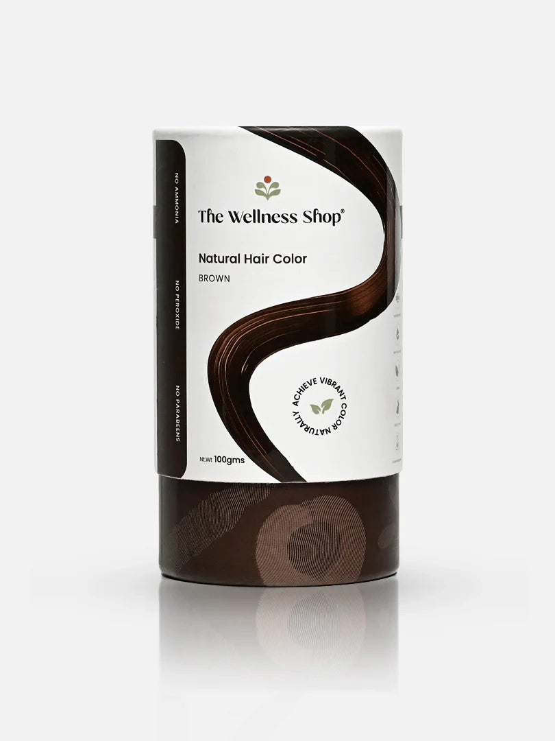 Buy Natural Brown Hair Color Online - The Wellness Shop