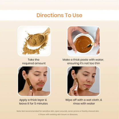 Buy Best Herbal Turmeric Facial Wax Powder Online | The Wellness Shop