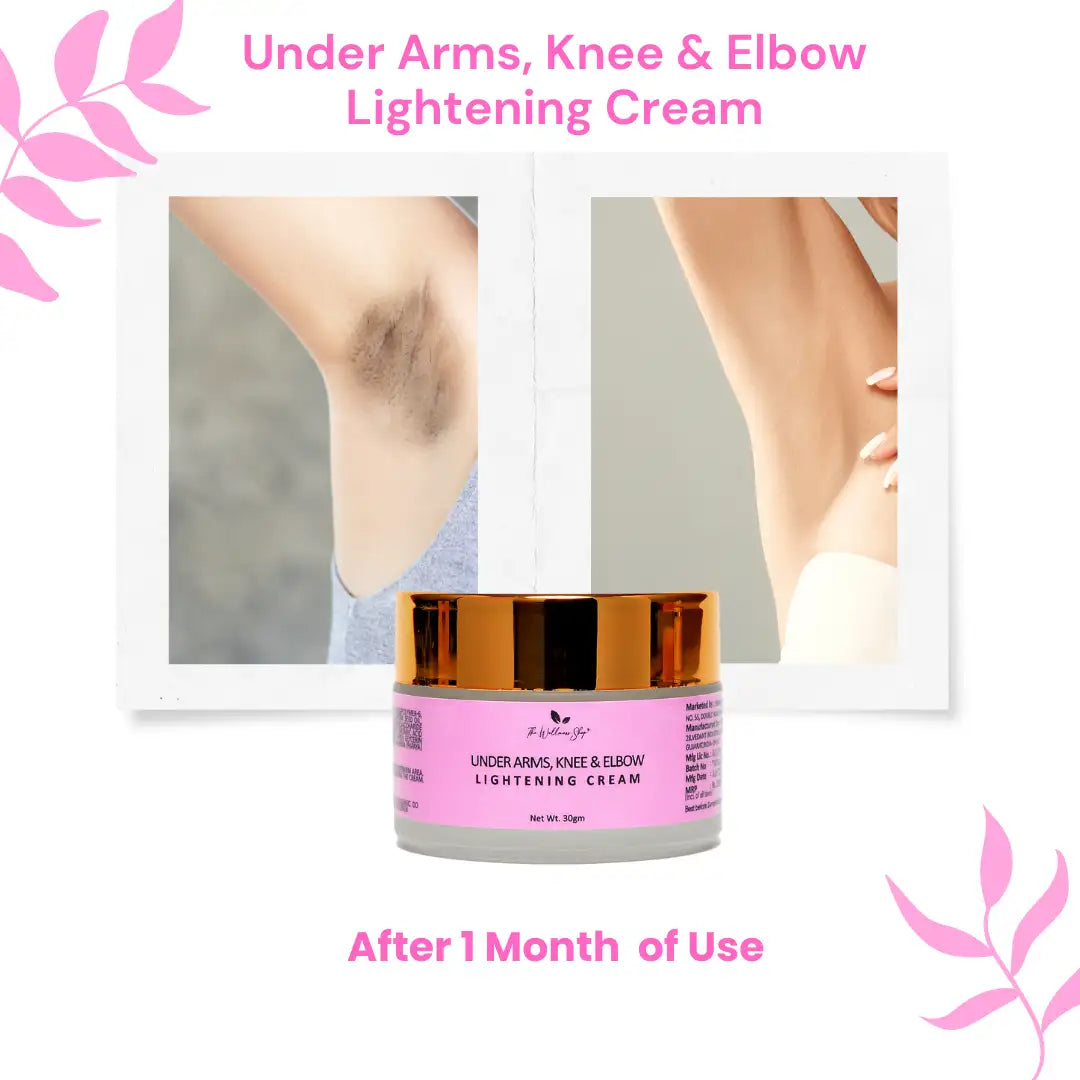 Buy Under Arms, Knee And Elbow Lightening Cream Online - The Wellness Shop